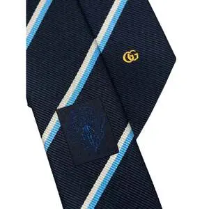 Gucci Diagonal Stripe Silk Neck Tie