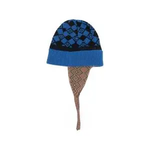 Dries Van Noten Trapper Hat - Blue