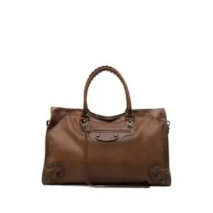 Balenciaga Tote Bags - Brown