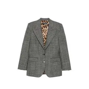 Dolce & Gabbana Grey Jackets Blazers - Gray