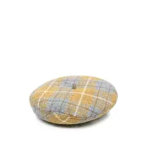 VIVIENNE WESTWOOD Tartan Wool Hat - Yellow