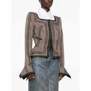 VIVIENNE WESTWOOD Grey Jackets Tweed Jackets