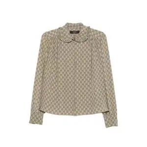 Gucci Neutrals Tops Shirts - Cream