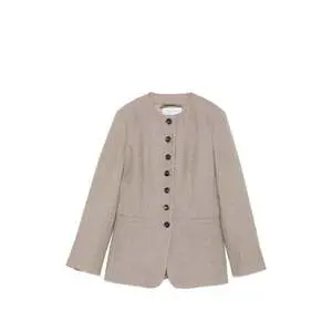 Max Mara Textured Fitted Jacket