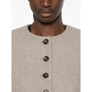 Max Mara Textured Fitted Jacket