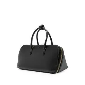 Alaïa Smooth Grain Leather Tote Bag - Black
