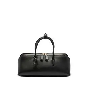 Alaïa Smooth Grain Leather Tote Bag - Black