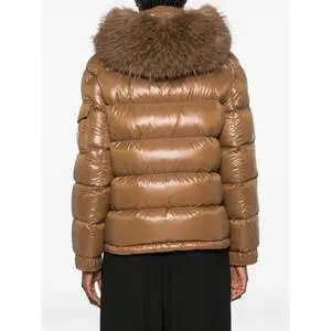 Moncler Quilted Glossy Texture Puffer Jacket