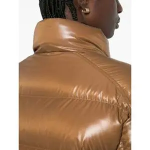 Moncler Quilted Glossy Texture Puffer Jacket