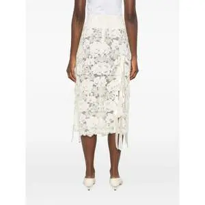 Simone Rocha Neutrals Skirts Straight Skirts