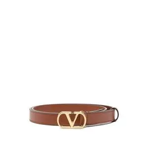 Valentino Garavani Vlogo Signature Leather Belt