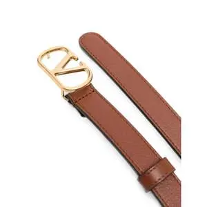 Valentino Garavani Vlogo Signature Leather Belt