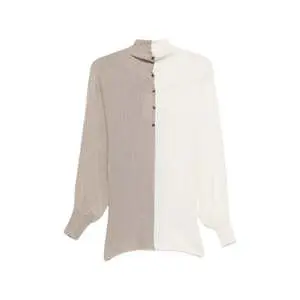 Jacquemus Neutrals Tops Blouses - Cream