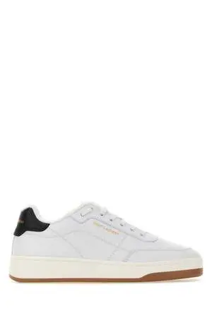 Saint Laurent Leather Sl/61 Sneakers - White