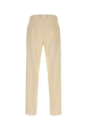 Fendi Cream Gabardine Pant