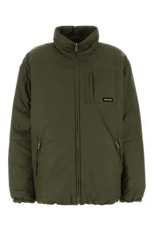 Miu Miu Army Nylon Down Jacket - Green