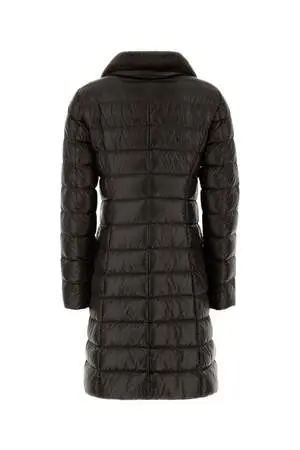Herno Chocolate Nylon Elisa Down Jacket