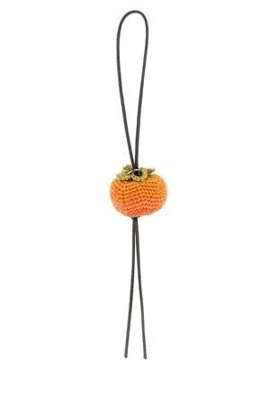 JW Anderson Crochet Persimmon Charm - Orange