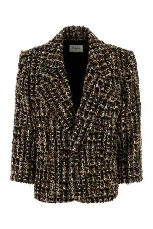 Saint Laurent Tweed Blazer - Multicolor