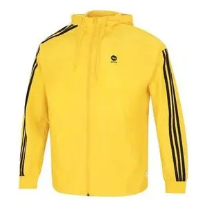 Adidas Neo Essentials Windbreaker Jackets 'yellow - Yellow/black