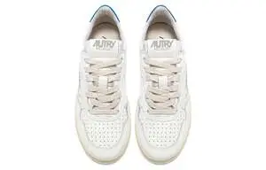 AUTRY Medalist Low Leather 'white Blue