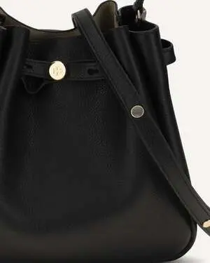Tory Burch Romy Hammered Leather Bucket Bag