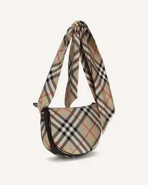 Burberry Ribbon Silk Twill Shoulder Bag
