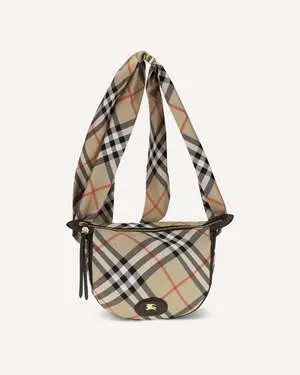 Burberry Ribbon Silk Twill Shoulder Bag