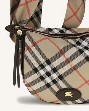 Burberry Ribbon Silk Twill Shoulder Bag