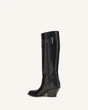 Chloé Azelan Leather Over-the-knee Boots