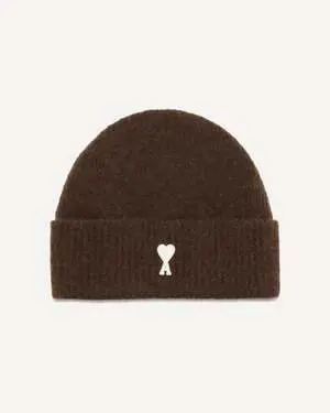 AMI Paris De Coeur Wool Beanie