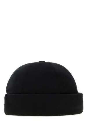 Giorgio Armani Midnight Cotton Blend Hat