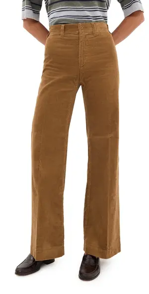 Polo Ralph Lauren Thin Wale Corduroy Flare Pants - Tan