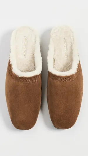 Veronica Beard Narcisa Shearling Mules