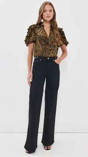 Ulla Johnson The Stretch Valory Flare Jean