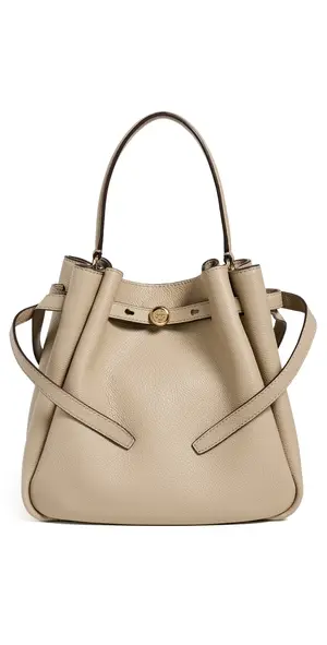 Tory Burch Romy Bucket Bag - Soft Cement