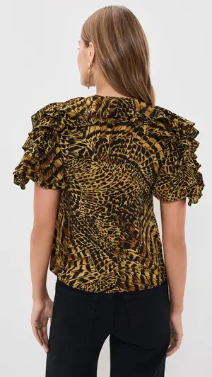 Ulla Johnson Josephine Silk Top