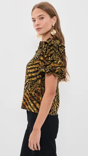 Ulla Johnson Josephine Silk Top
