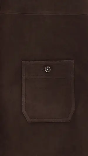 FRAME Suede Safari Tent Dress
