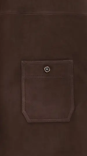 FRAME Suede Safari Tent Dress