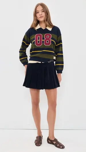 Sea Mina Novelty V Neck Sweater