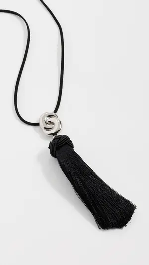 LUV AJ The Solstice Knot Tassel Necklace