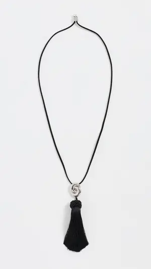 LUV AJ The Solstice Knot Tassel Necklace