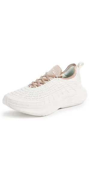 Apl Zipline Sneakers - Ivory/tan/ribbed
