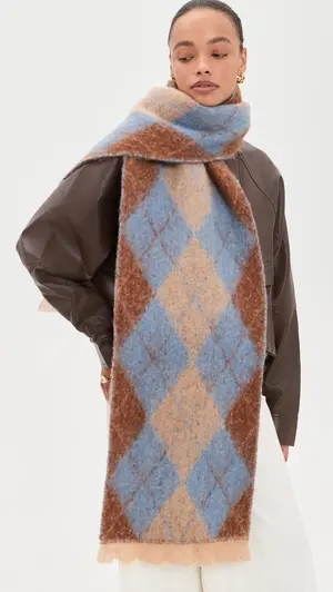 Hat Attack Argyle Scarf