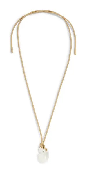 Jenny Bird Estelle Rope Necklace - High Polish Silver