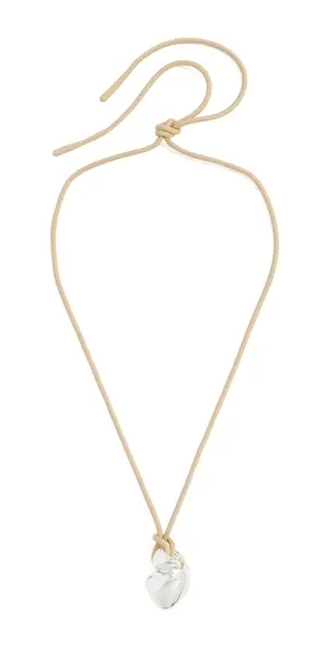 Jenny Bird Estelle Rope Necklace - High Polish Silver