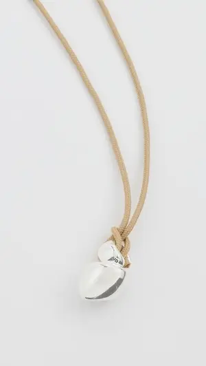 Jenny Bird Estelle Rope Necklace - High Polish Silver