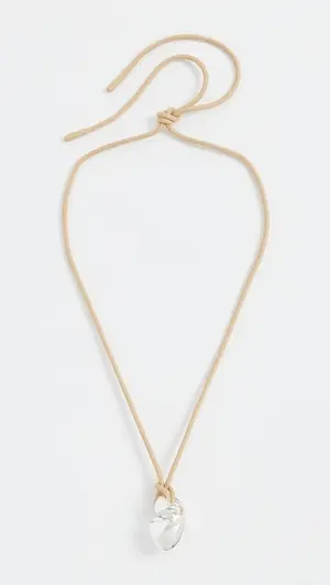 Jenny Bird Estelle Rope Necklace - High Polish Silver