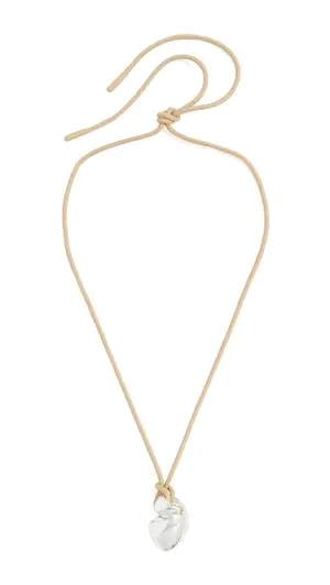Jenny Bird Estelle Rope Necklace - High Polish Silver